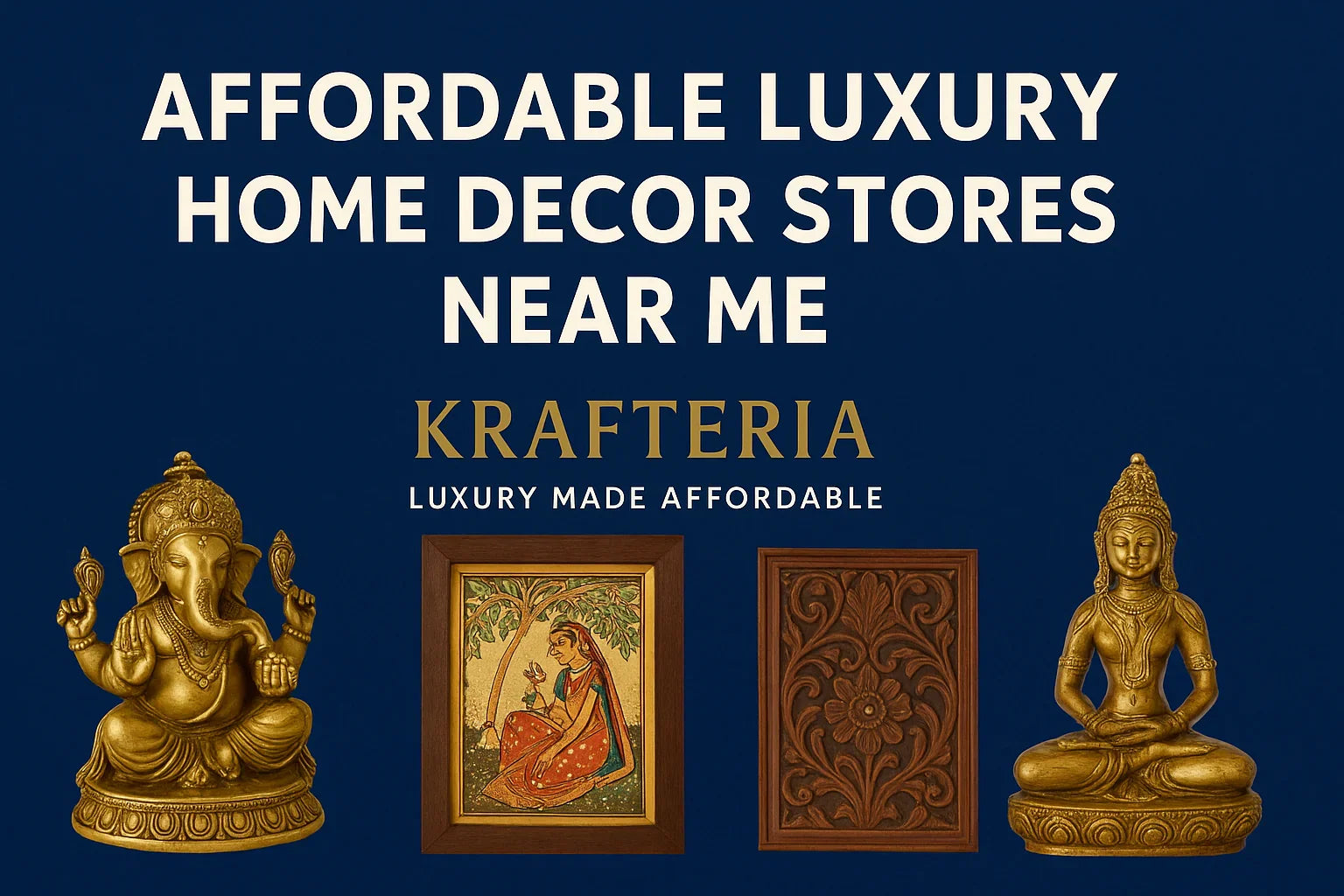 Affordable Luxury Home Decor Stores Near Me | Krafteria Hyderabad