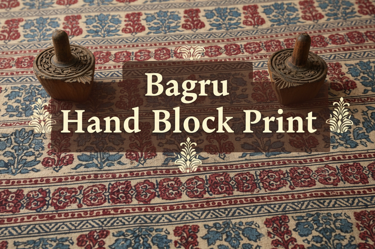 Bagru Hand Block Print – Traditional Textile Art of Rajasthan – Krafteria