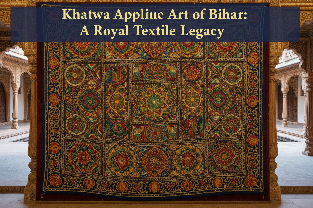 Khatwa Applique Art of Bihar: A Royal Textile Legacy – Krafteria