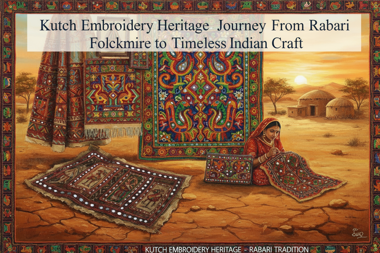 Kutch Embroidery: Heritage Journey From Rabari Folklore Indian Craft ...
