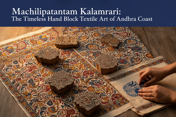 Machilipatnam Kalamkari: The Timeless Hand Block Textile Art of Andhra ...